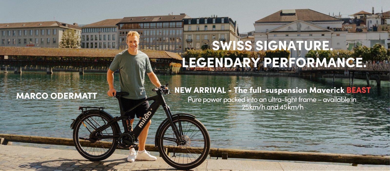 Premium Electric Bikes in Switzerland | Cargo, Urban & 45 km/h | Miloo