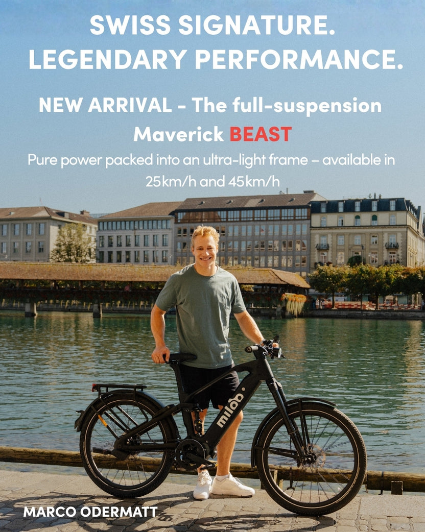Premium Electric Bikes in Switzerland | Cargo, Urban & 45 km/h | Miloo